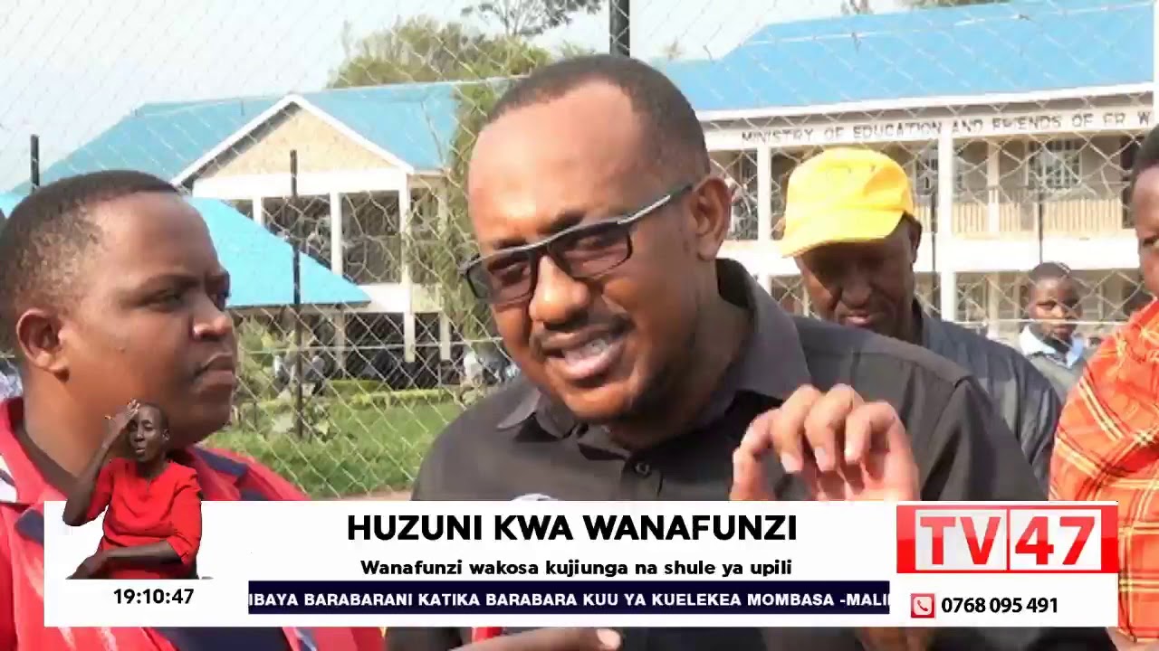 Form1 students locked out of admission In St Patrick's Makunga high school kitale - YouTube