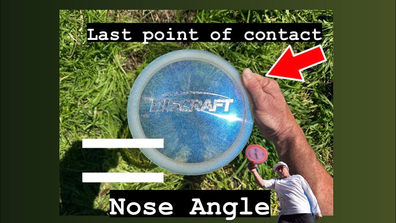 The last point of contact dictates disc nose angle - YouTube