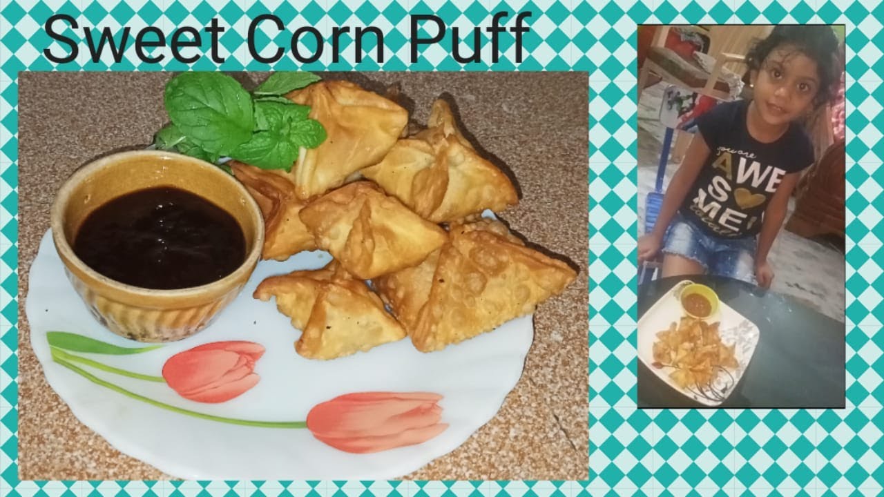 Sweet Corn Puff ||Quick Snacks Recipes ||Healthy Snacks - YouTube