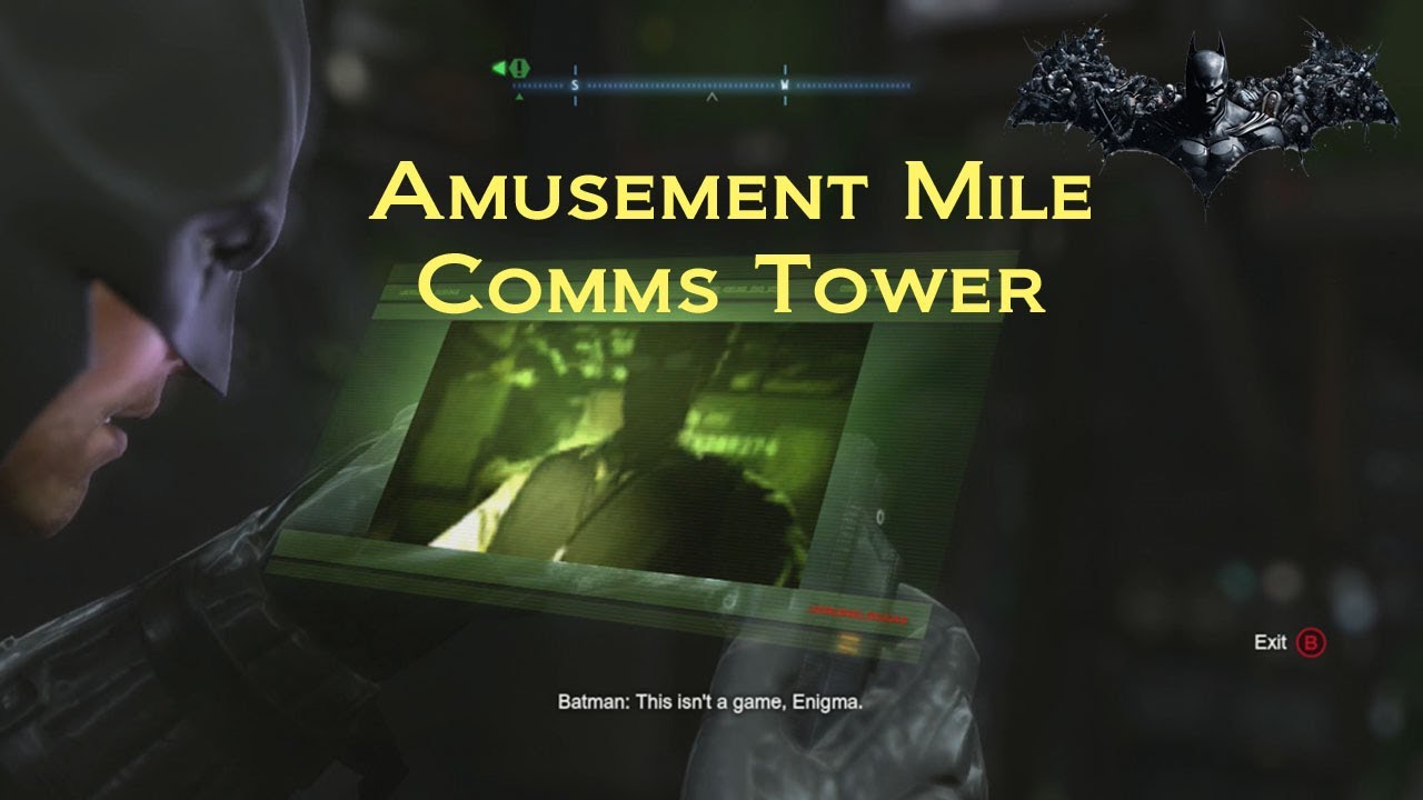 Batman: Arkham Origins: Amusement Mile Comms Tower - YouTube