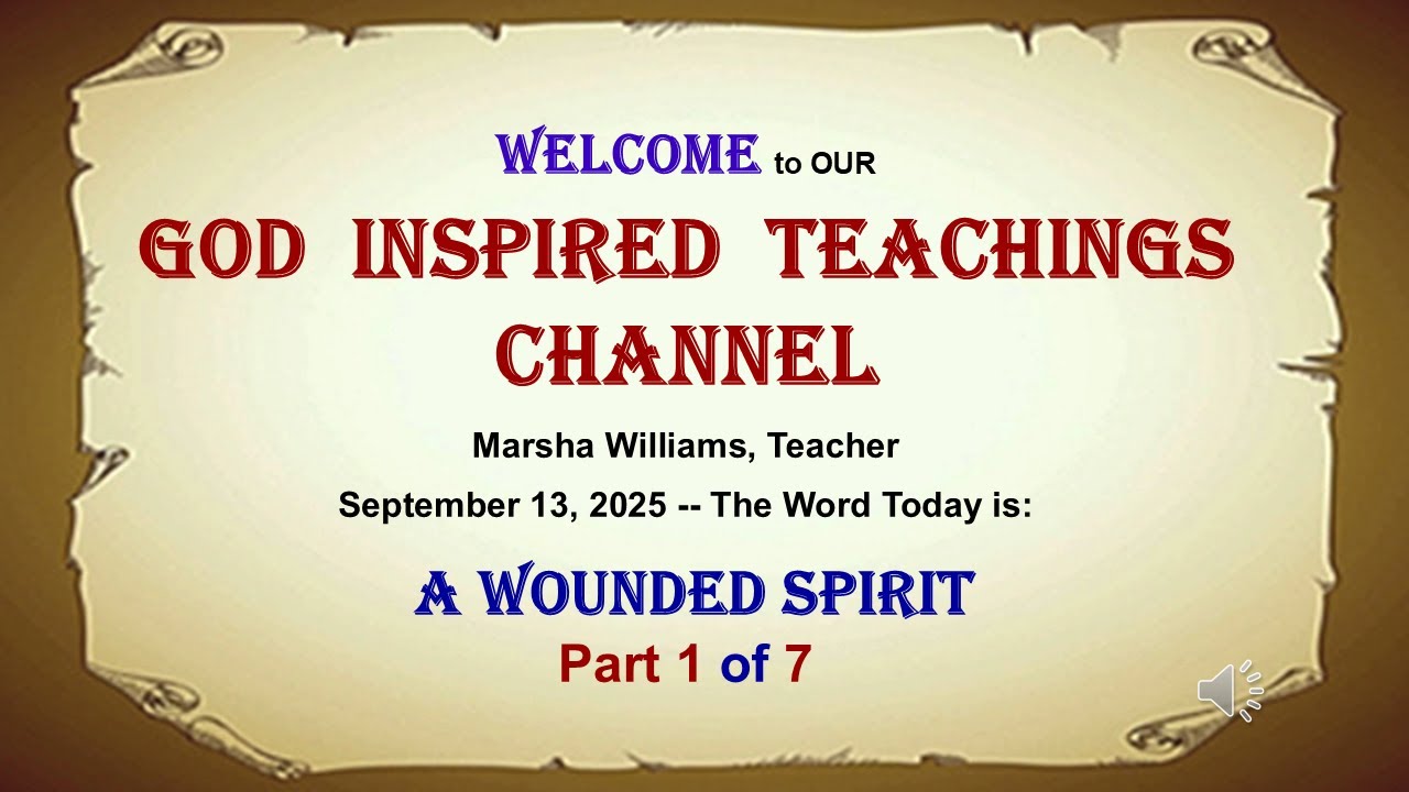 A Wounded Spirit Part 1 of 7 - YouTube
