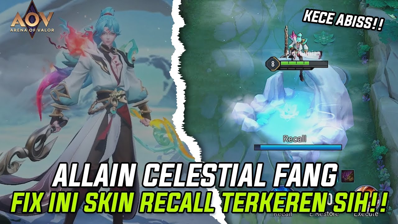ALLAIN CELESTIAL FANG SKIN!! RECALL NYA NAIK DINDING ES DONG | PARA ...