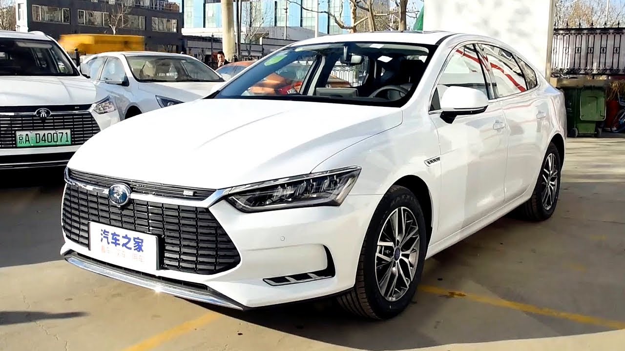 到店实拍 2018款比亚迪BYD 秦Pro新能源EV500 智联领动型 - YouTube