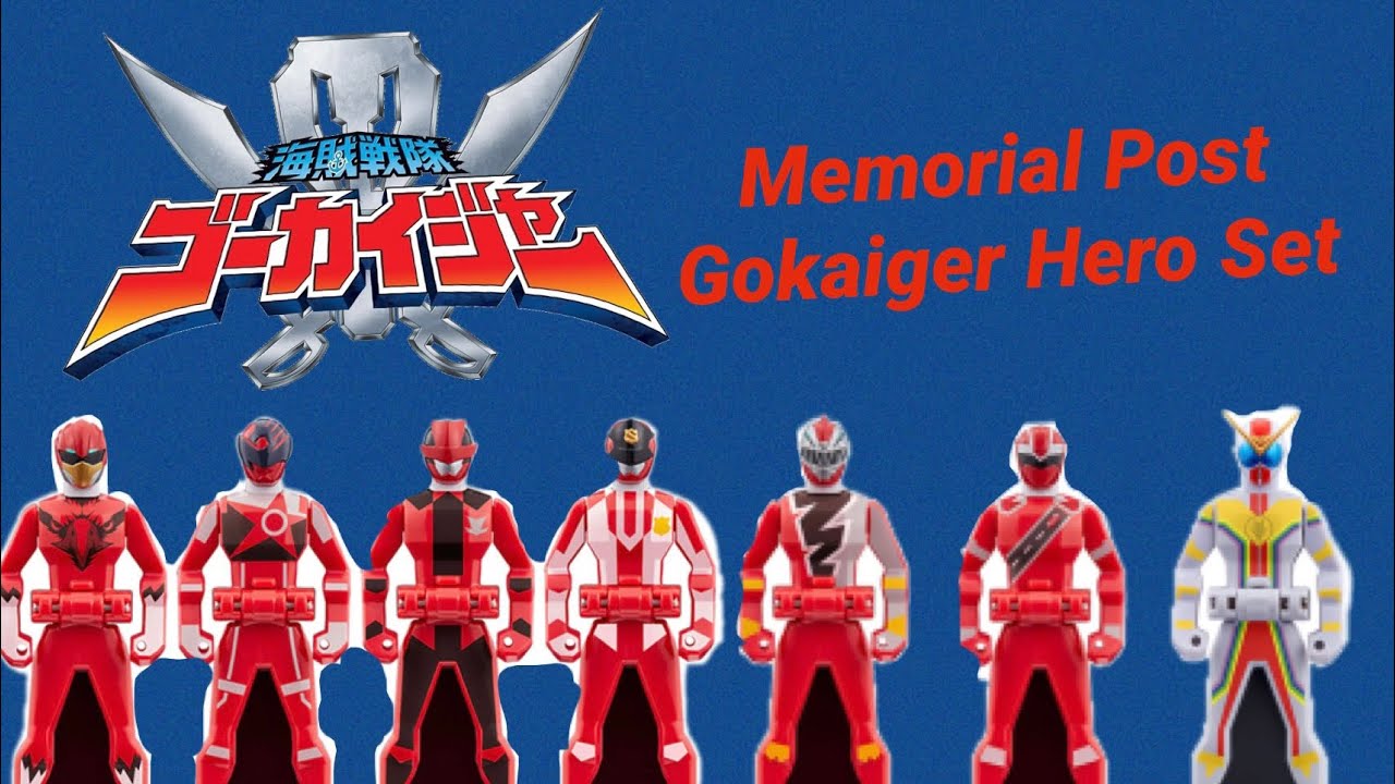 Ranger Keys: P-Bandai Memorial Edition Post Gokaiger Hero Set - YouTube