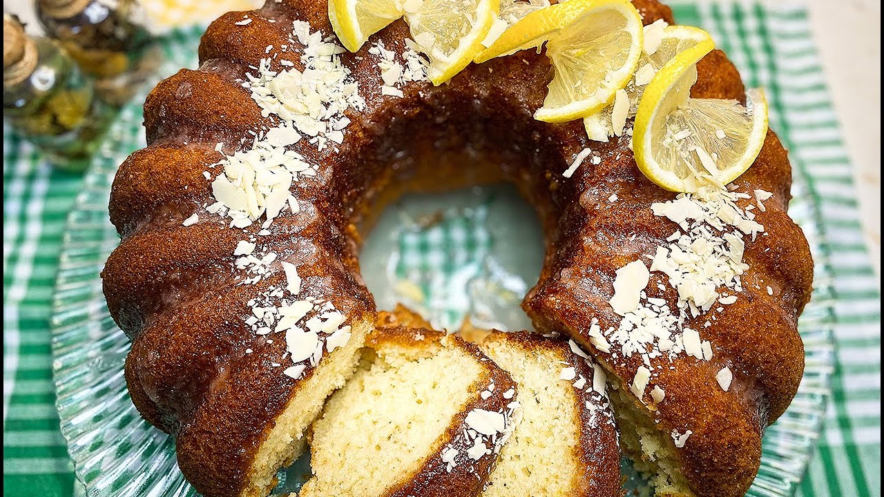 Best Turkish Lemon Cake Recipe Ever ! Must Try ! Mükemmel Bir Limonlu ...