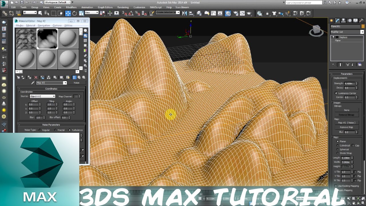 3DS Max How To Create Realistic Terrain For Beginners YouTube