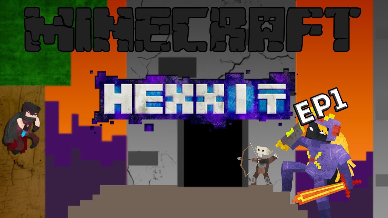 Minecraft-Hexxit EP 1-טירת הצבים - YouTube