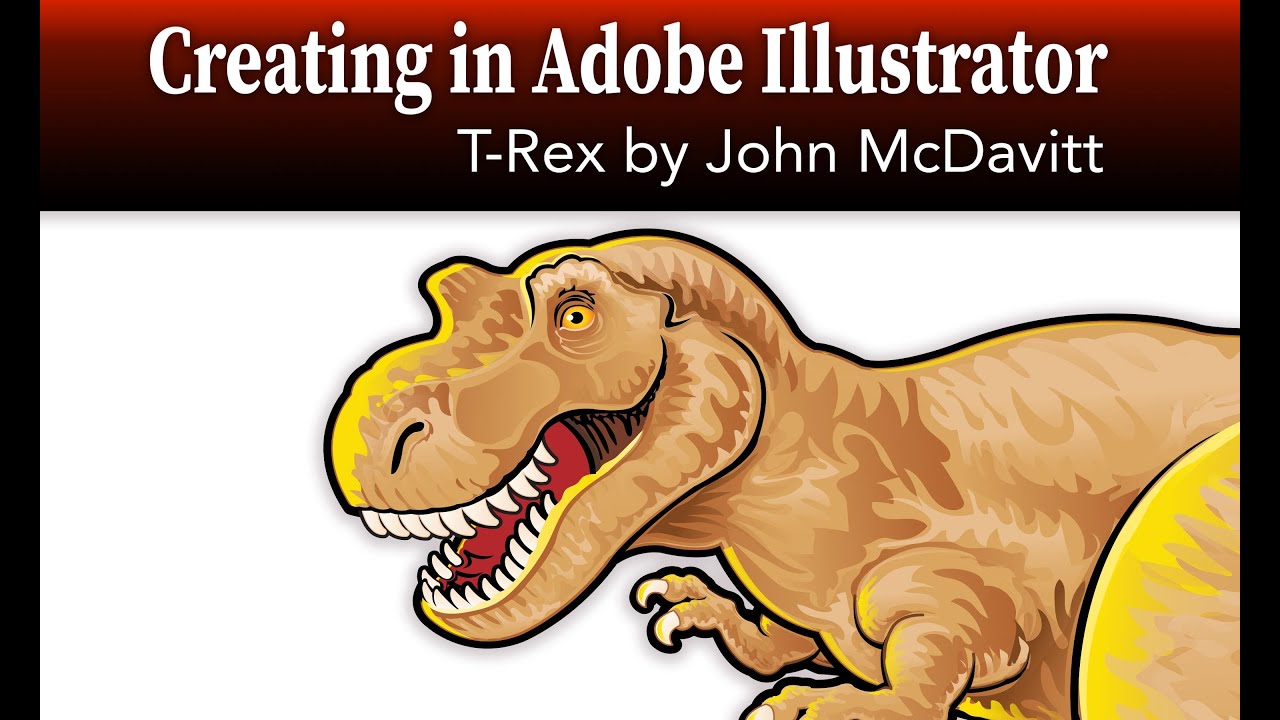 Creating in Adobe Illustrator - Tyrannosaurus Rex by John McDavitt ...