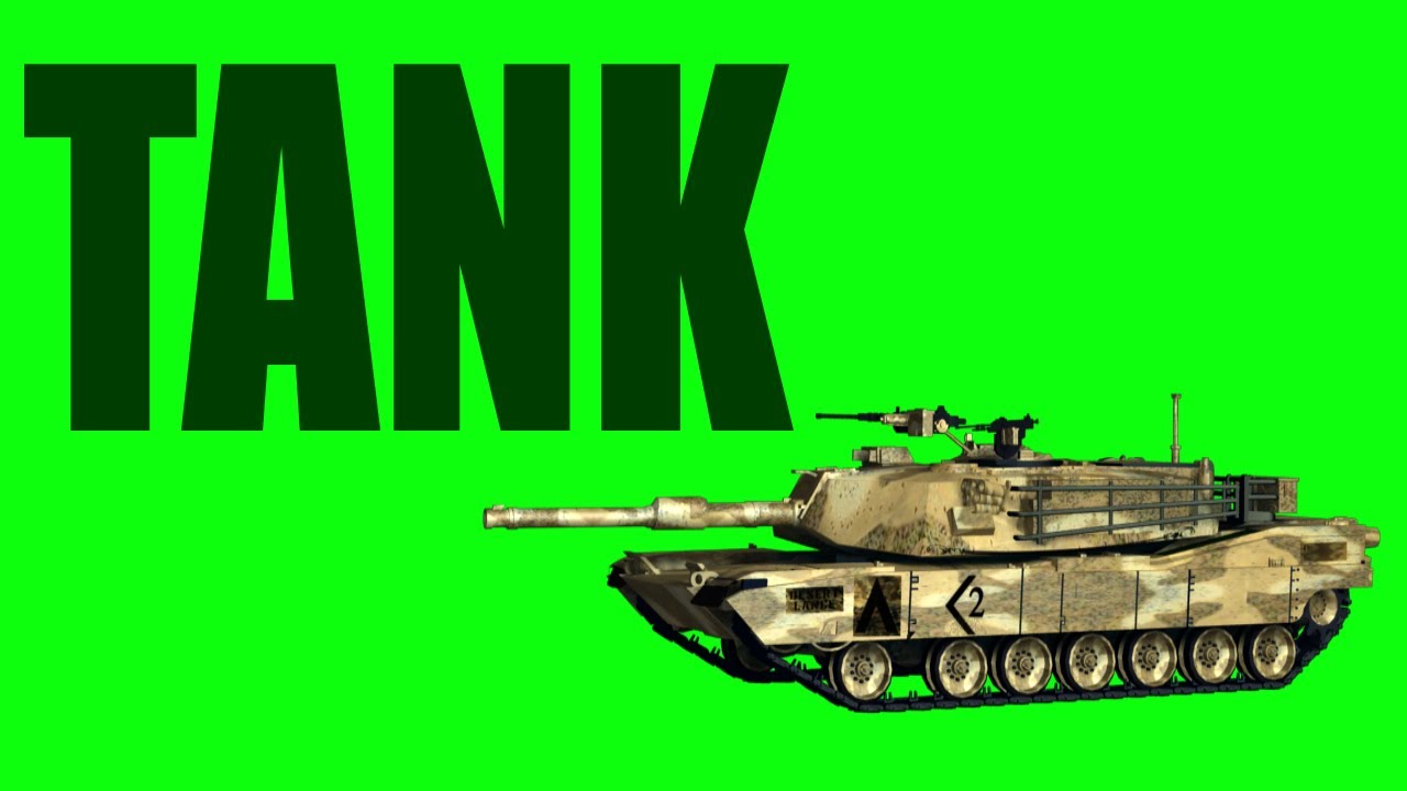 Green Screen Tank "M1A1" (1080p HD) - YouTube