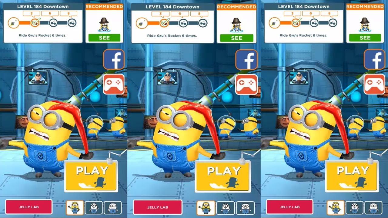 Despicable me 2: Minion rush - Minion STARFISH run in the DownTown ...