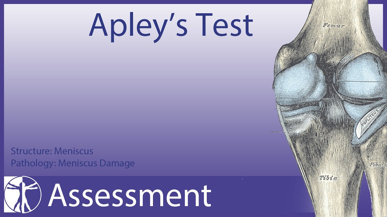 Apley's Test | Meniscus Damage (update in description) - YouTube
