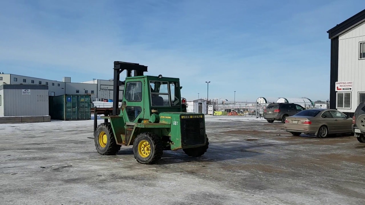 Caterpillar R80 Forklift - YouTube