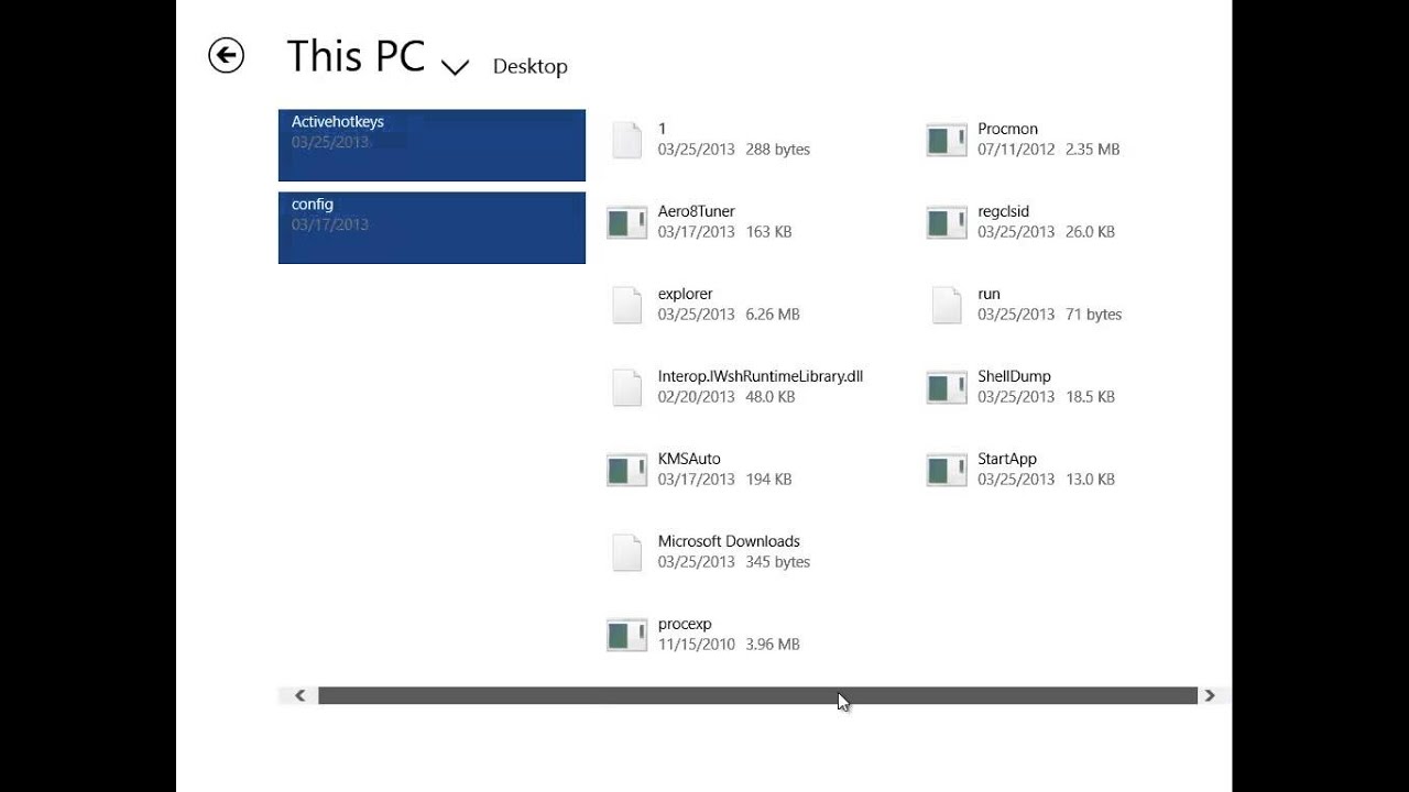 Windows Blue File Manager - YouTube