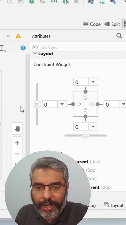 How to use Center an object in Android Constraint Layout #androidstudio #android #shorts - YouTube