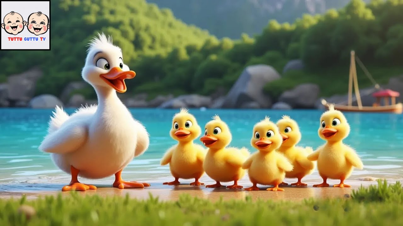 Five Little Ducks went out one day | Five Little Ducks for Children ...