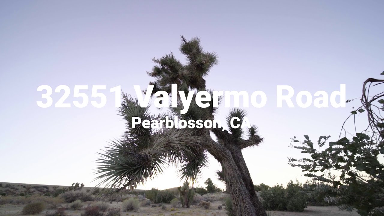 32551 Valyermo Rd Pearblossom CA - Listing by Reana Thierman - YouTube