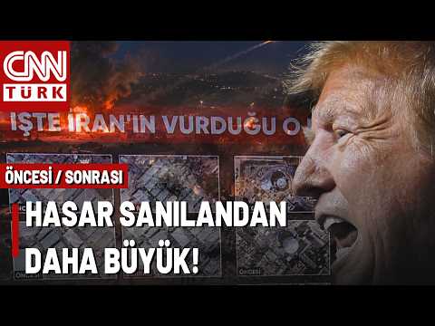 İşte İran'ın Vurduğu O Noktalar! Ortadoğu'da Vurulan ABD Üsleri Böyle Görüntülendi