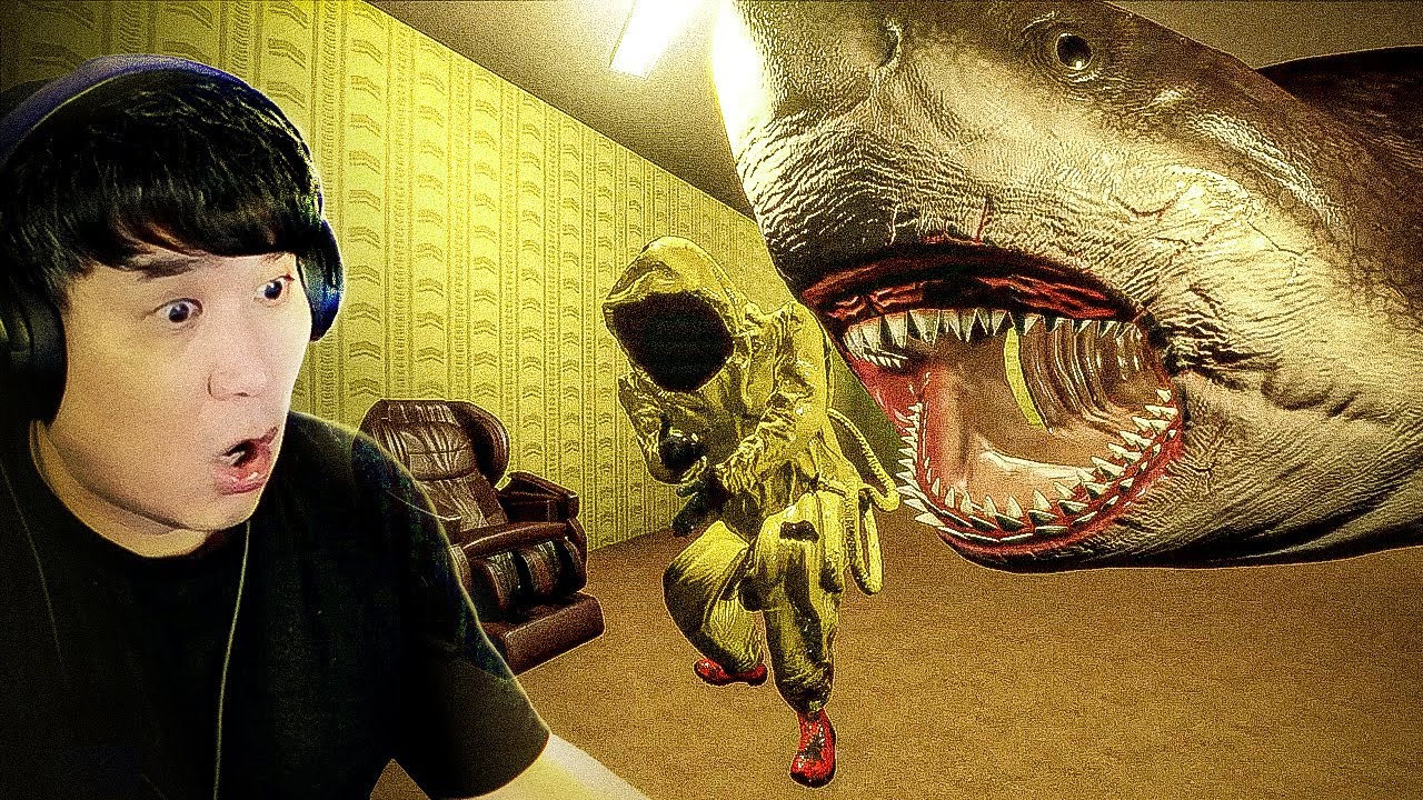 상어까지 나오는 끝없는 백룸 루프에서 이상현상을 찾아야 한다! | BACKROOM LOOP(백룸 루프) - YouTube