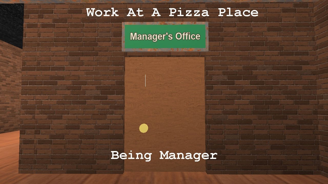 Work at a Pizza Place Being Manager! - YouTube