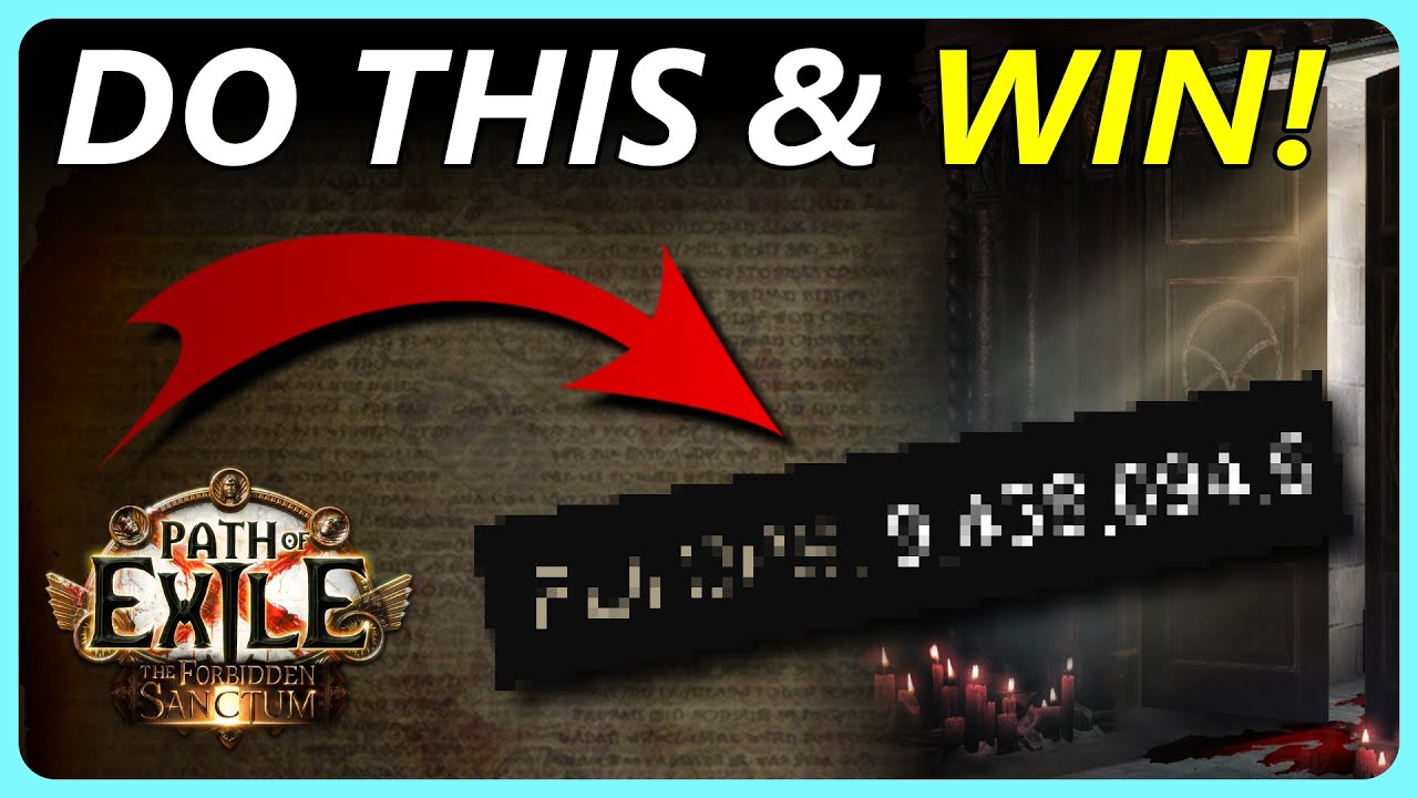 How I Beat Sanctum EVERY Time! // Path of Exile: The Forbidden Sanctum - YouTube