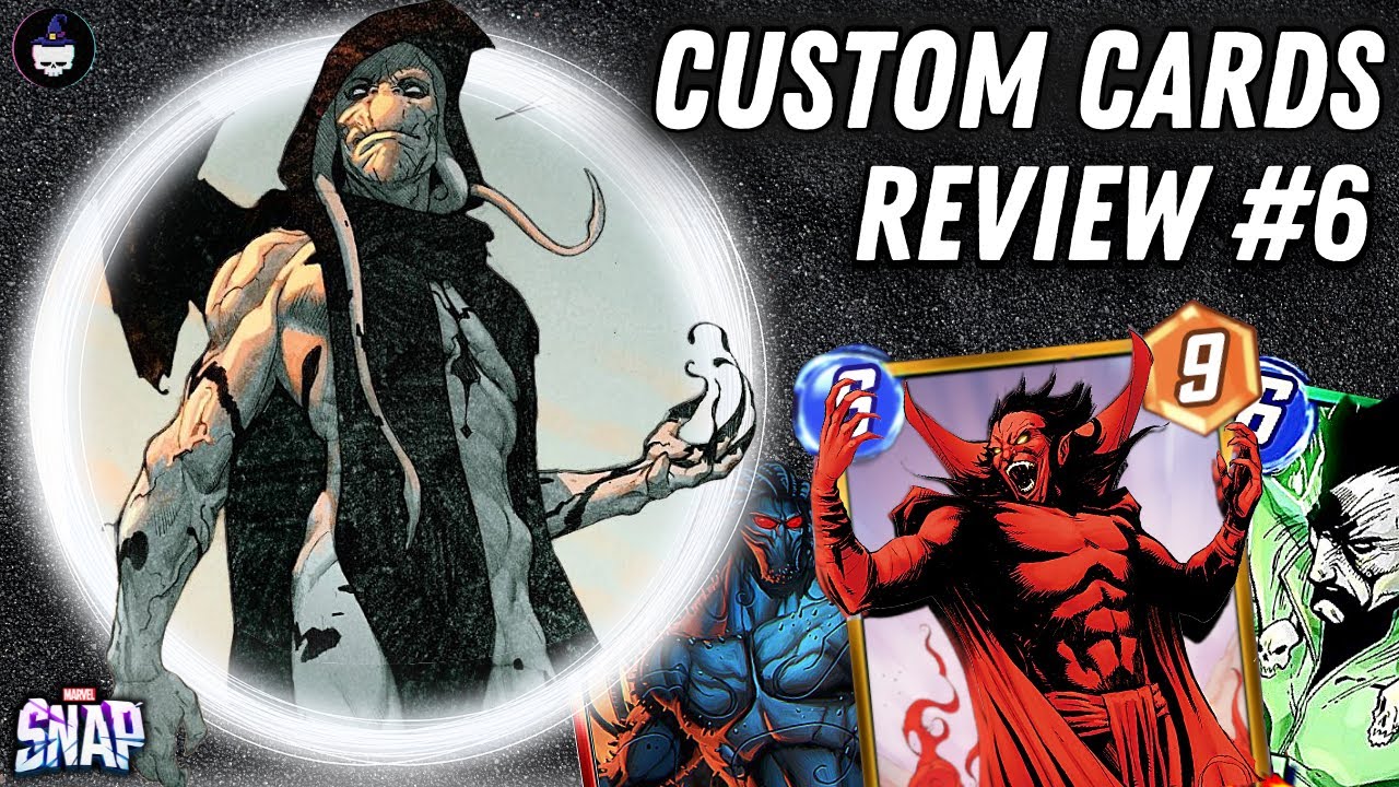GAME-CHANGING 6-COSTS | Custom Card Review #6 | Marvel Snap - YouTube