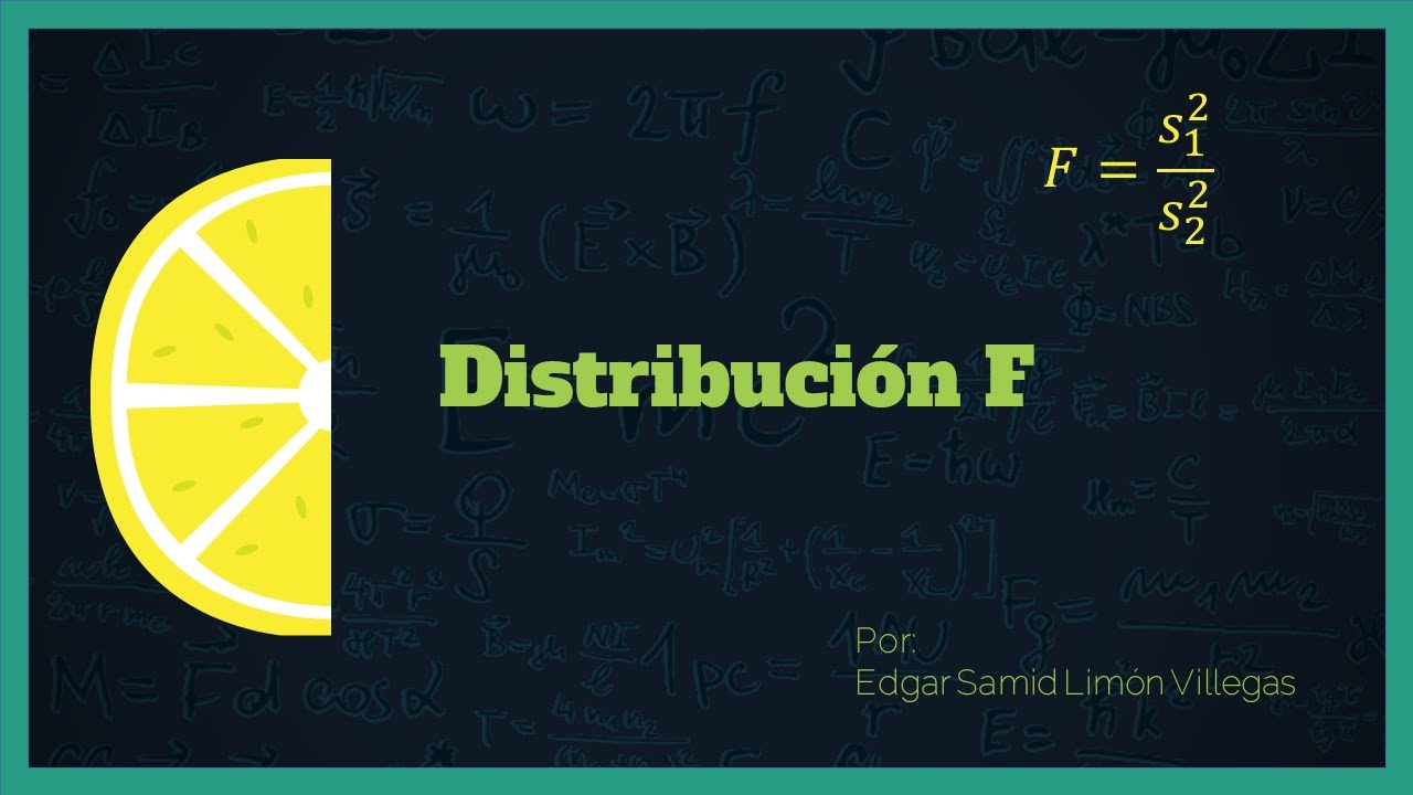 Distribución F - YouTube