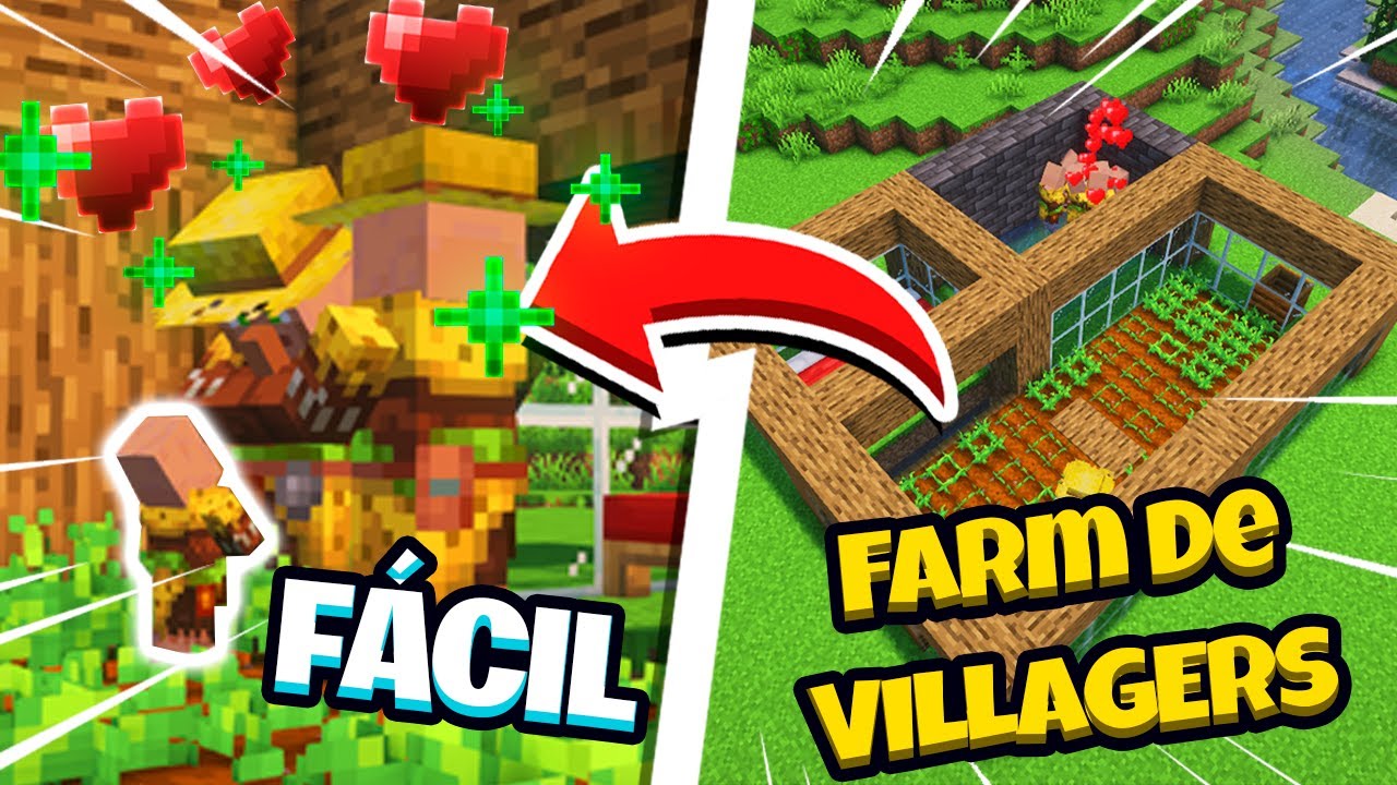 FARM de VILLAGERS !! - Minecraft 1.20 - YouTube