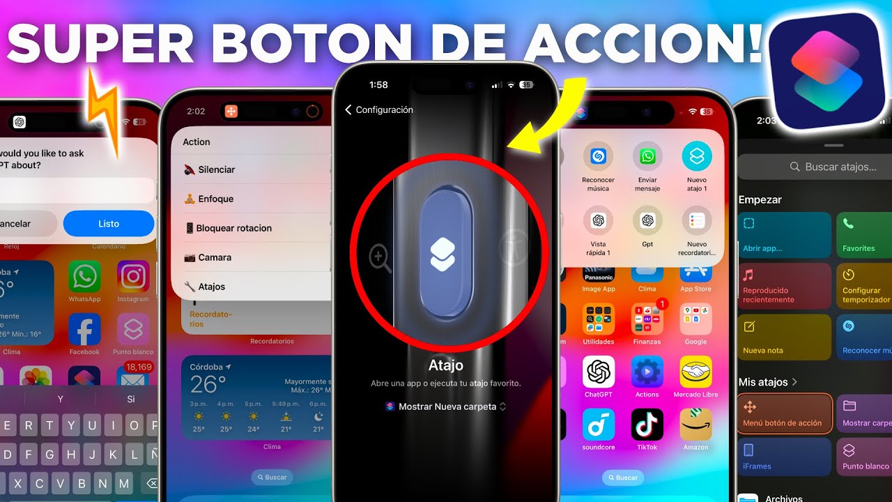 GUIA : Como Personalizar AL MAXIMO💪 El Botón De Acción Del iPhone 15 ...