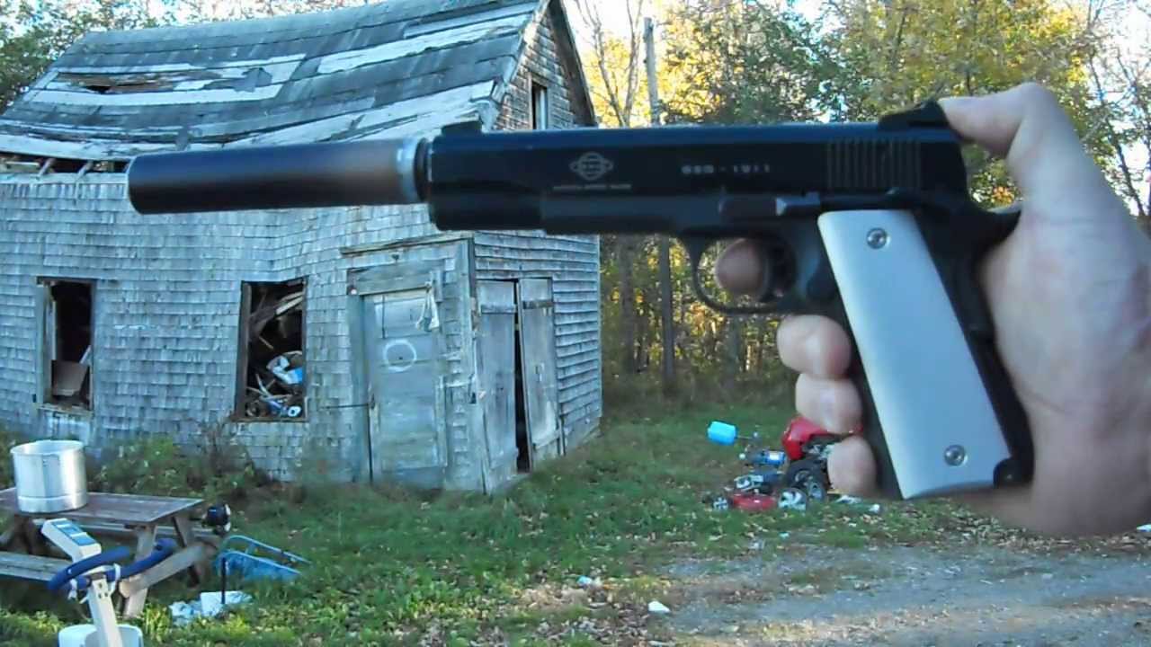 GSG 1911 suppressed - YouTube