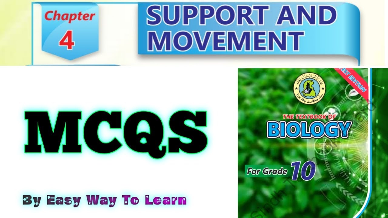 support and movement mcqs||support and movement biology mdcat mcqs ...