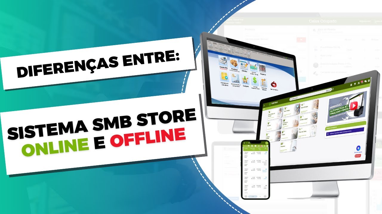 SMB Store: Sistema Online ou Offline? Entenda as Diferenças #vendas # ...