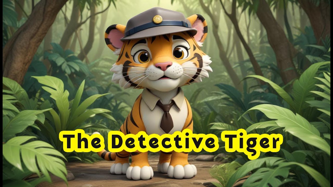 The Detective Tiger | #kidsstory #bedtimestory #educational - YouTube