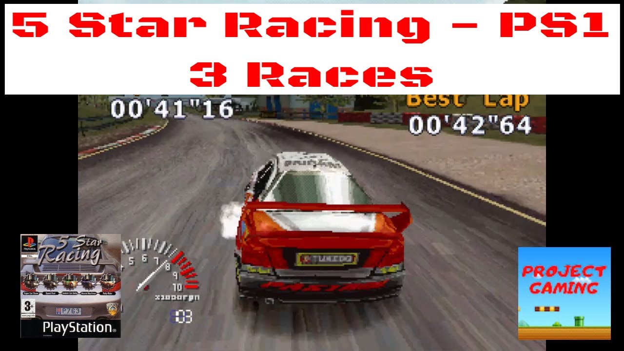 5 Star Racing | PS1 | 3 Races - YouTube