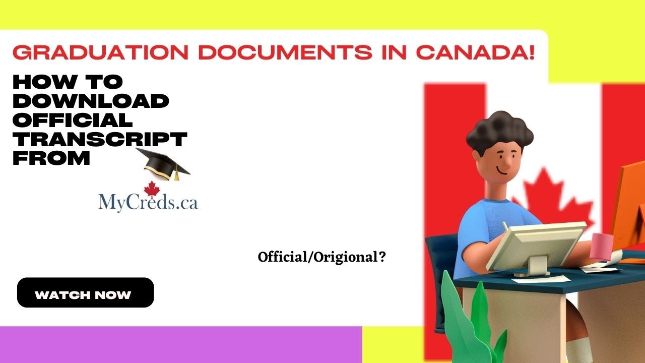 How to download official transcript from Mycreds.ca | Original ...