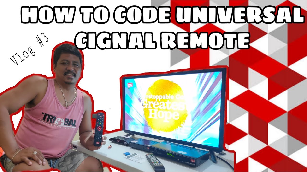HOW TO CODE UNIVERSAL CIGNAL REMOTE | PROGRAM - YouTube