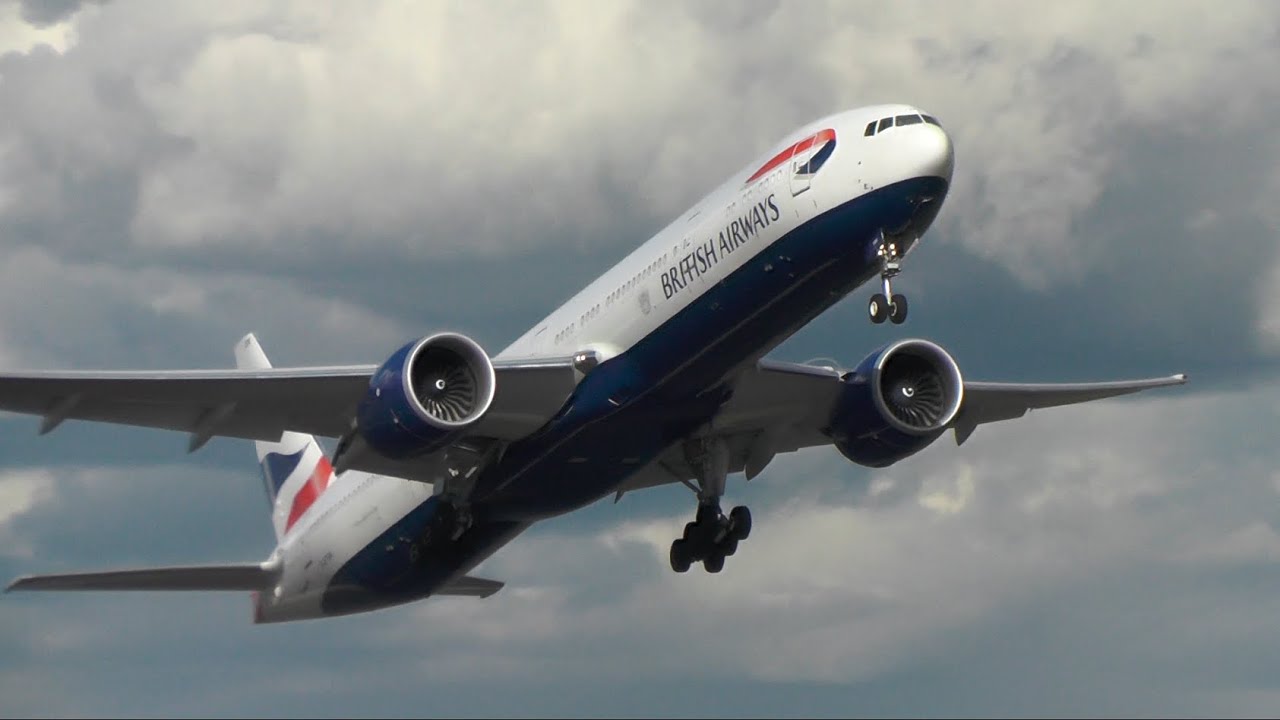 British Airways Boeing 777-300ER Takeoff & Landing at Helsinki Airport ...