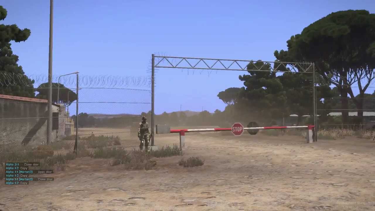 ARMA 3 - Automatic bar gate - YouTube