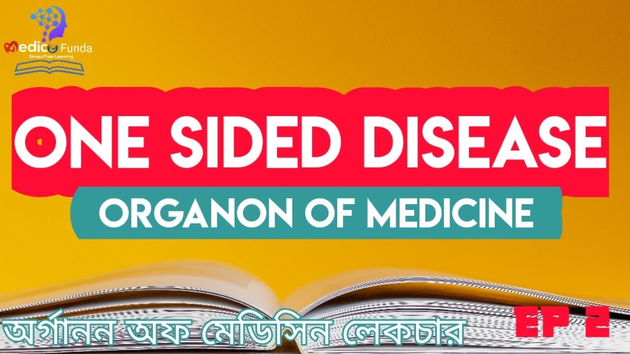 ONE SIDED DISEASES||(§172-§184) EXPLAINED WITH Animation || Organon ...