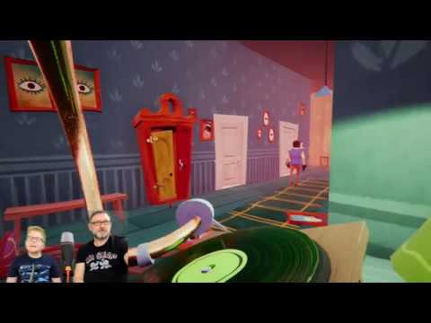 Hello Neighbor Act 2 & 3: Gramophone on the roof! - YouTube