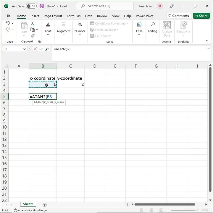 The Learnit Minute - ATAN2 Function #Excel #Shorts - YouTube