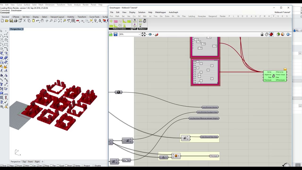 Wallacei - WallaceiX Tutorial 2 of 8 - Setting up and Connecting to the ...