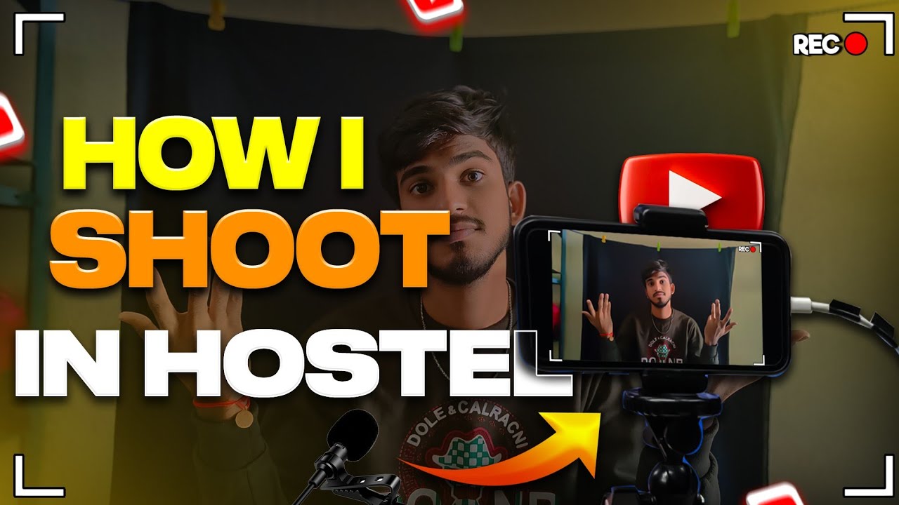 My Hostel Room Video Setup: How I Create YouTube Content. - YouTube