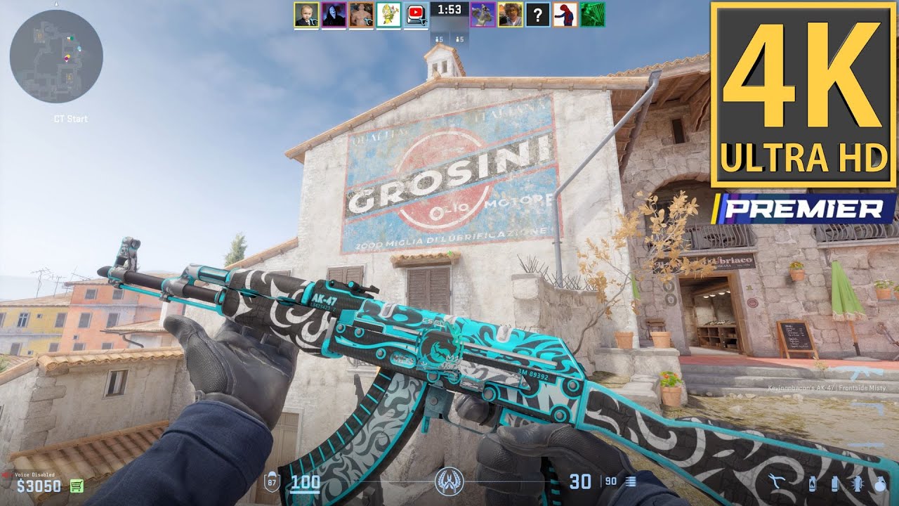 Counter Strike 2 Gameplay 4K (No Commentary) Ranked Premier #48. - YouTube