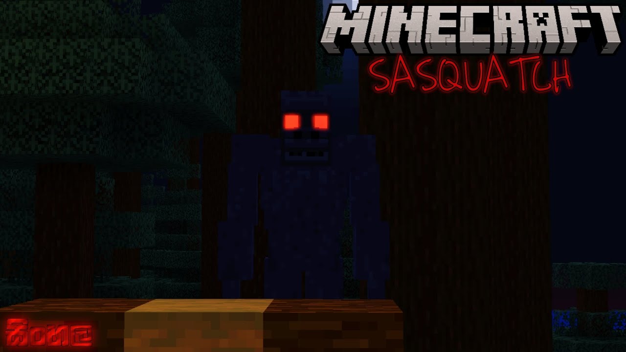 බිග්ෆුට් Finding Bigfoot Minecraft : One Day One Horror Mod - YouTube