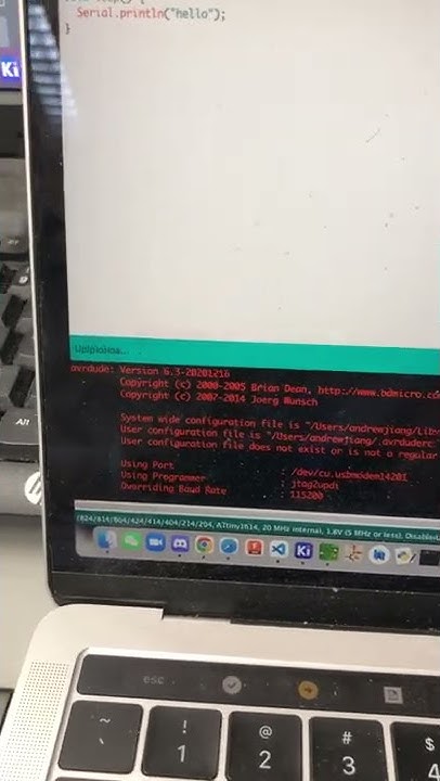 Simple serial upload to attiny1614 - YouTube
