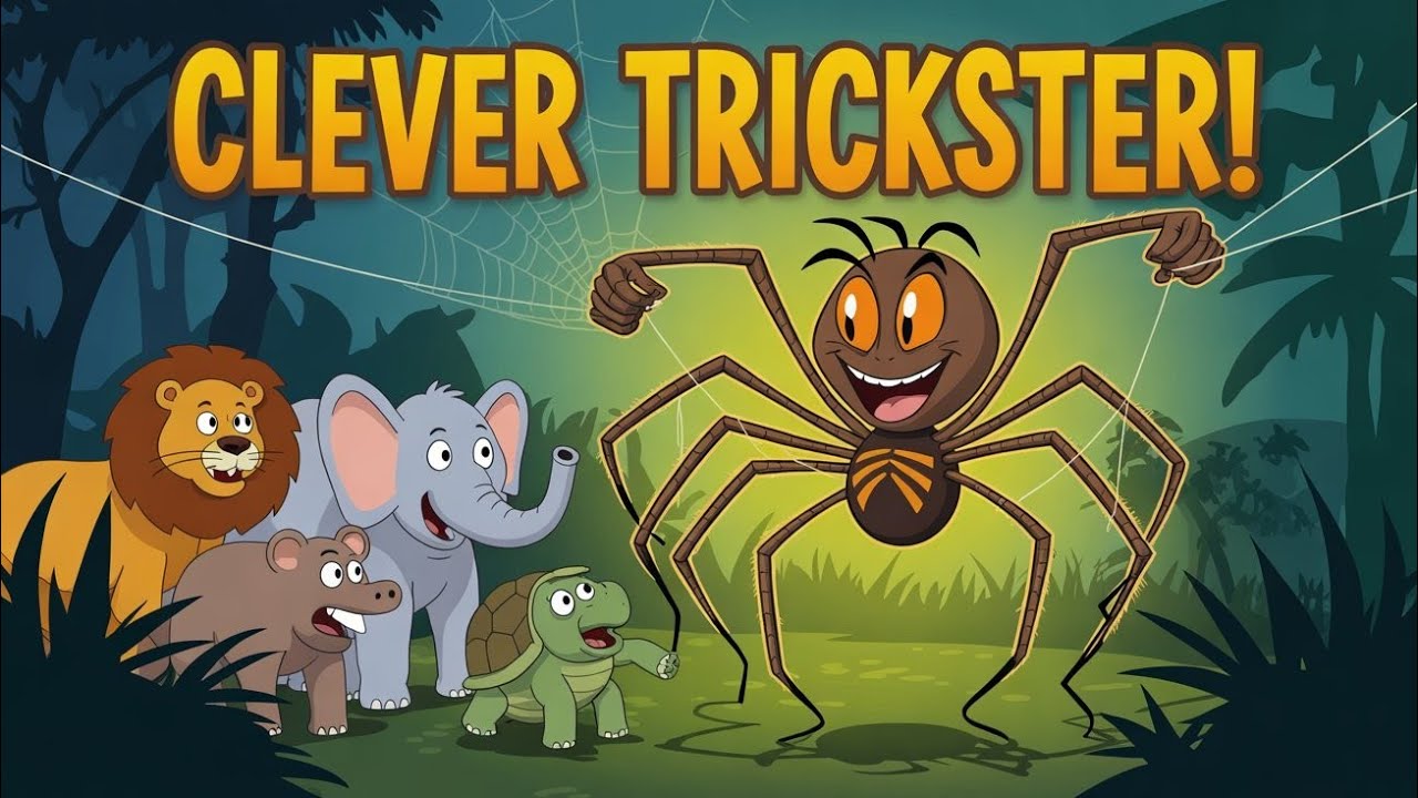 “Anansi the Spider 🕷️ | The Clever Trickster Who Outsmarted Them All ...