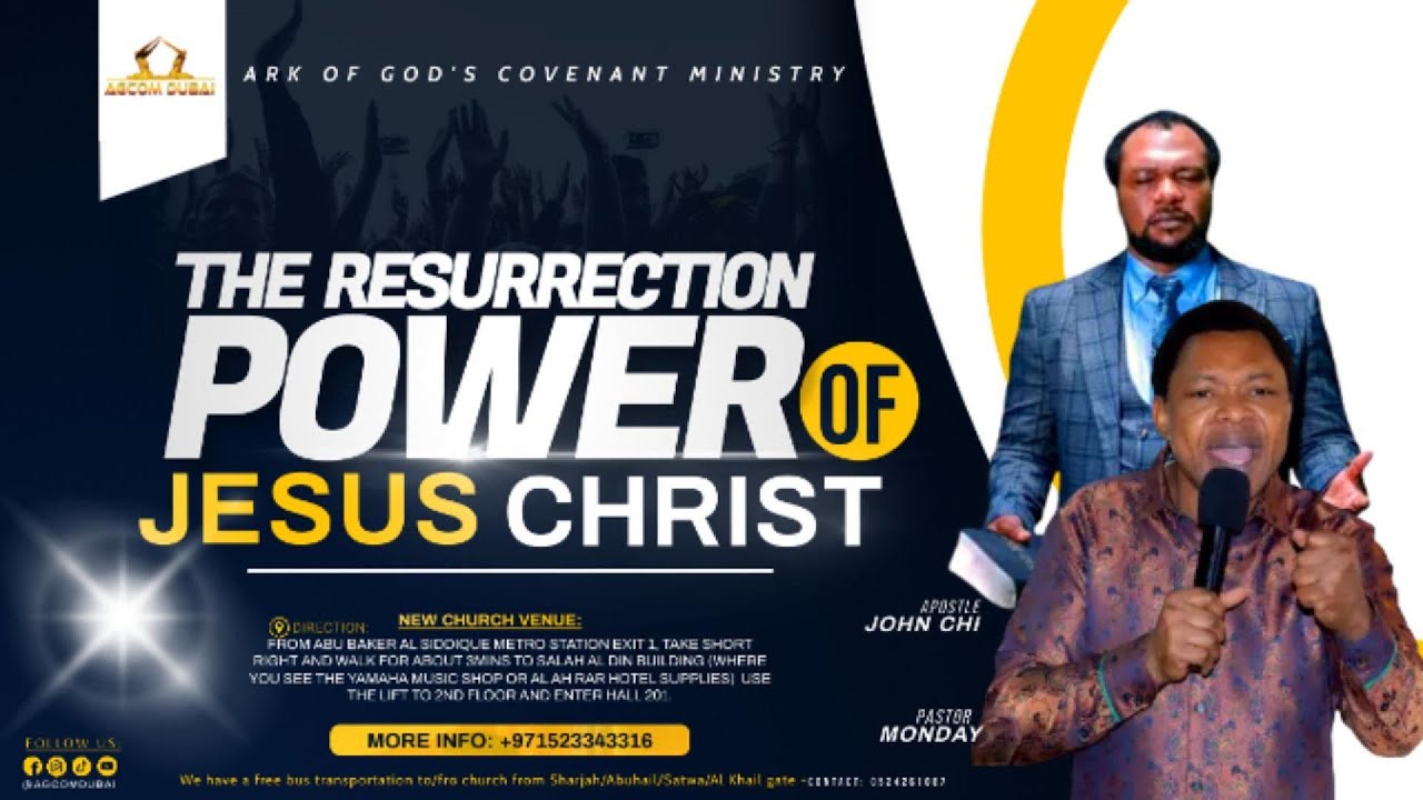 THE RESURRECTION POWER OF JESUS CHRIST | By PST.MONDAY - YouTube