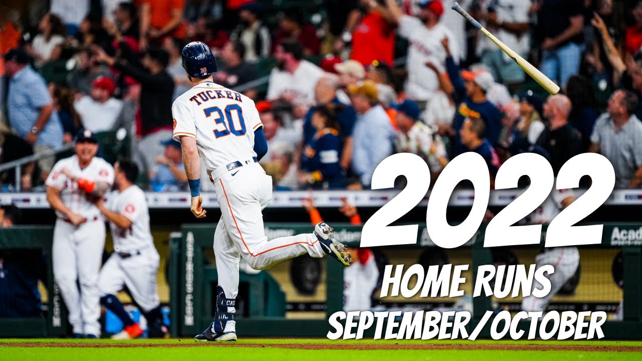 ASTROS 2022 HOME RUNS! - September/October - YouTube