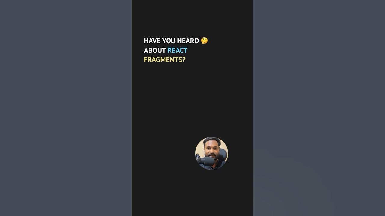 Simplify Your Components With React Fragments React Front End Coding Webdevelopment Youtube