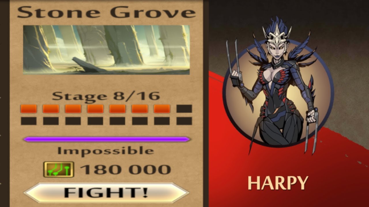 Shadow Fight 2: Act 7 (chapter 2): Stone Grove 8 - YouTube